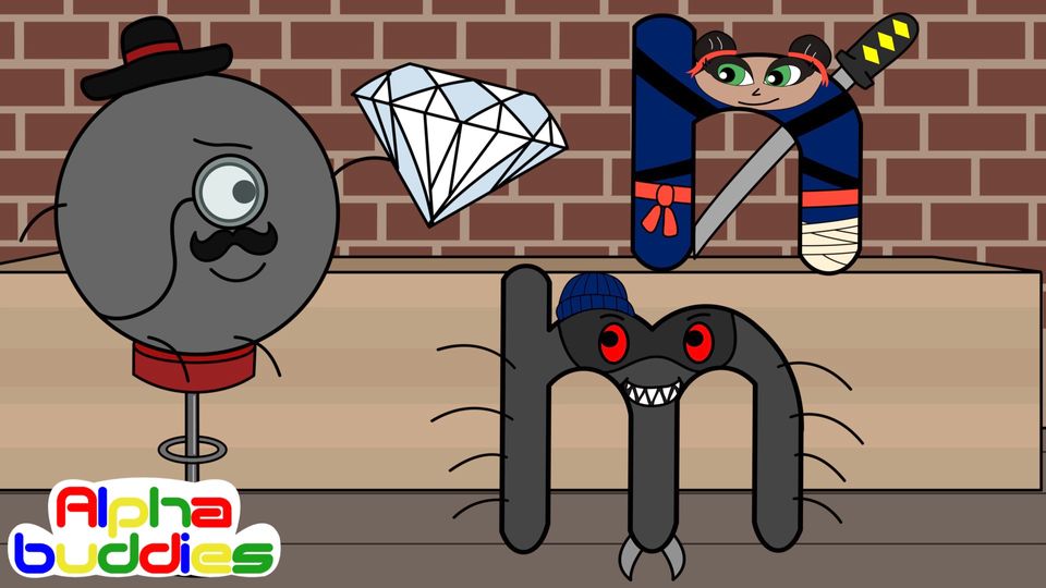 The Alphabuddies Episodes 15 Letters M-N-O | Kartoon Channel