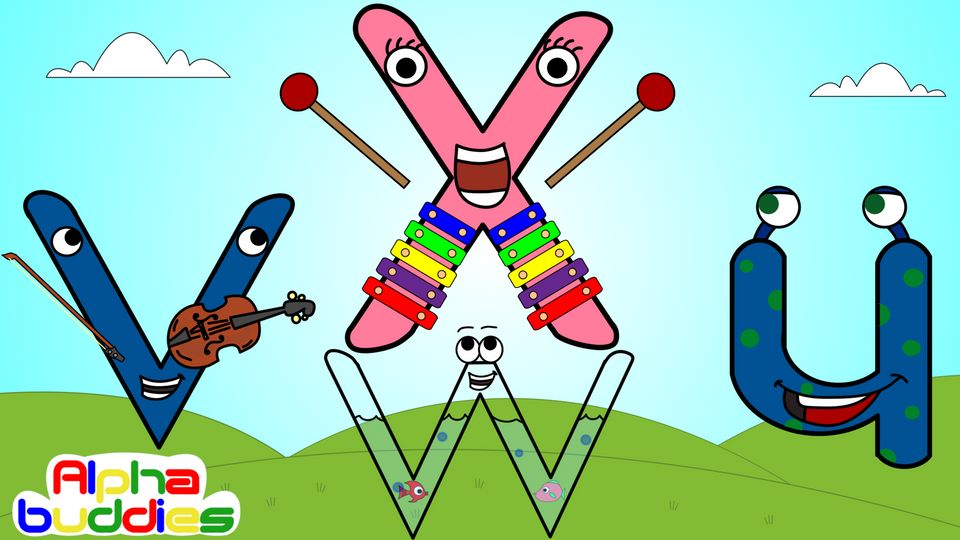 The Alphabuddies Episode 24 Letters U-V-W-X | Kartoon Channel